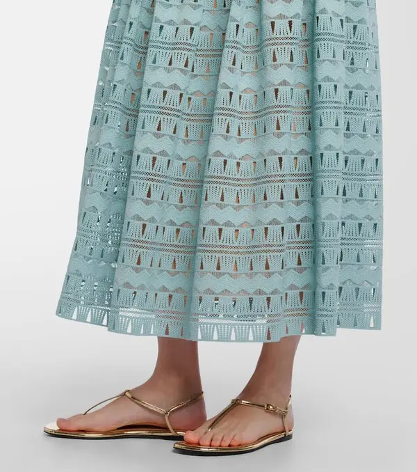 Elie Saab Knitted Maxi Skirt