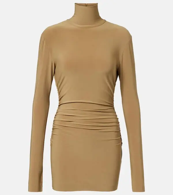 Norma Kamali Turtleneck Mini Dress