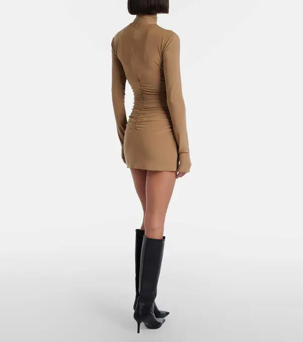 Norma Kamali Turtleneck Mini Dress