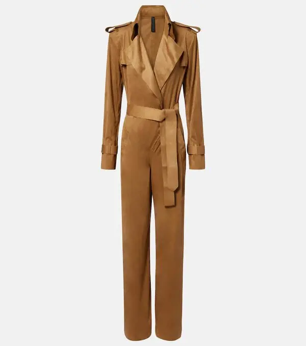 Norma Kamali Double-breasted Jumpsuit - Beige