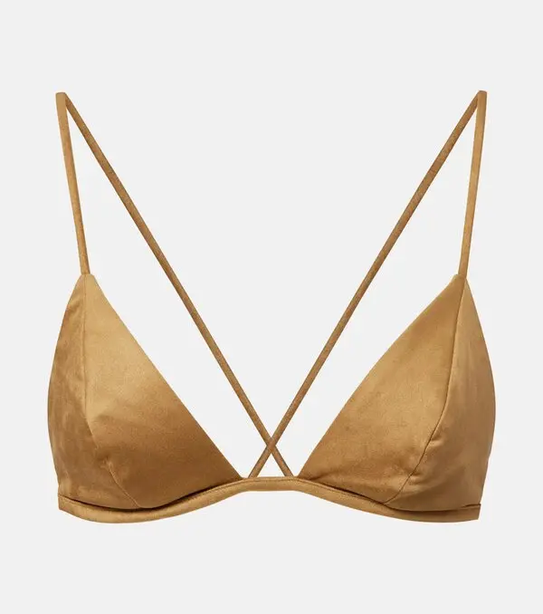 Norma Kamali No Tie Bra - Brown
