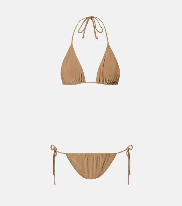 Norma Kamali String Bikini - Brown