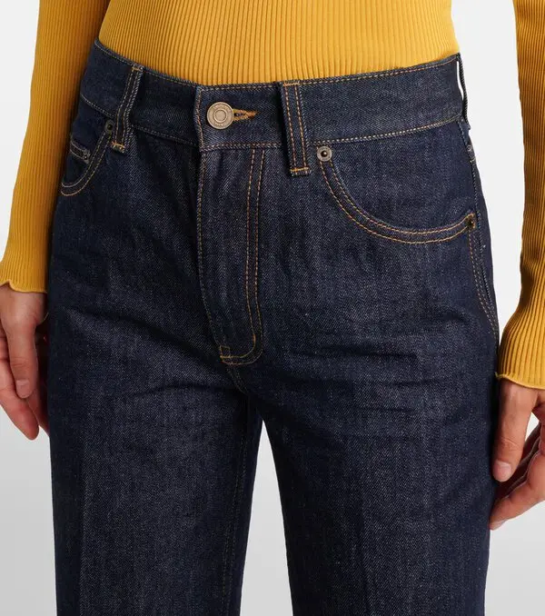 Saint Laurent 70s Bootcut Jeans - Blue