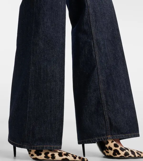 Saint Laurent 70s Bootcut Jeans - Blue