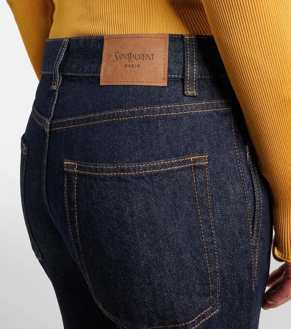 Saint Laurent 70s Bootcut Jeans - Blue