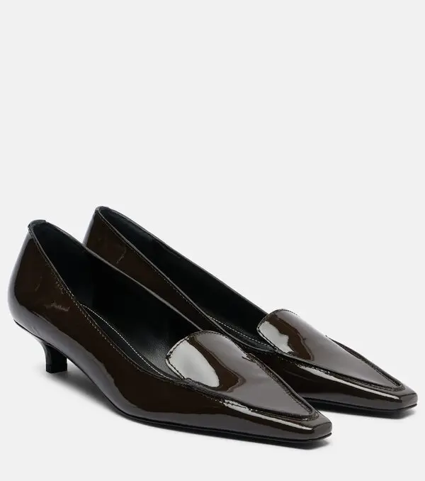 TOTEME Patent Leather Loafer Pumps