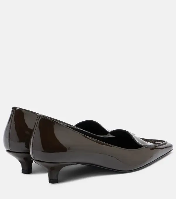 TOTEME Patent Leather Loafer Pumps