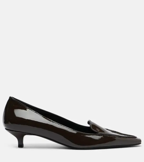 TOTEME Patent Leather Loafer Pumps