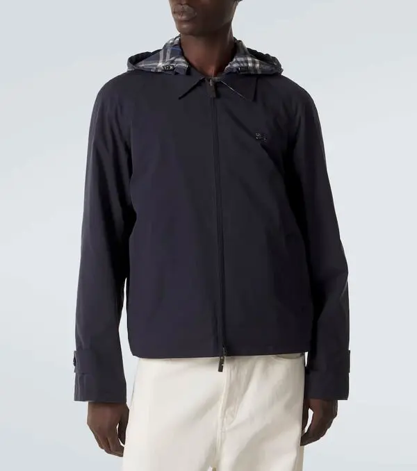 Burberry Check Cotton Blouson Jacket