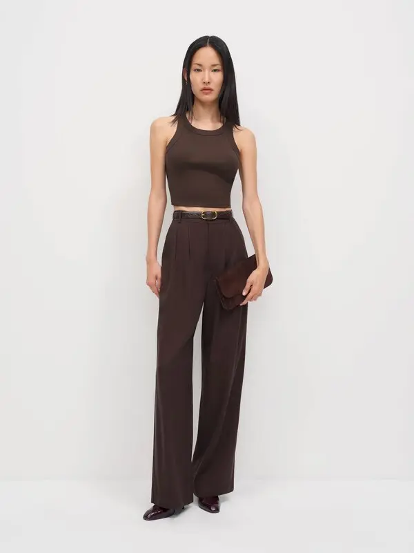 REFORMATION Tasha Cropped Tank Top
