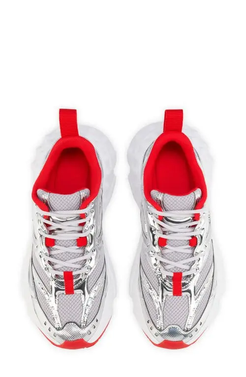 CHRISTIAN LOUBOUTIN So Flo Sneaker - Silver