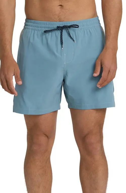 BILLABONG Panel Layback Swim Trunks - Blue Fog