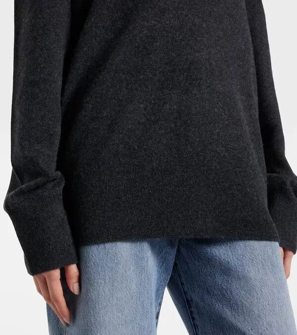 TOTEME Cashmere V-neck Sweater - Grey