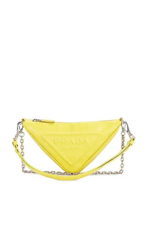 FWRD RENEW Prada Mini Triangle Shoulder Bag