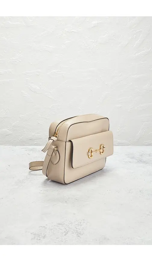 FWRD RENEW Gucci Horsebit 1955 Shoulder Bag - Beige