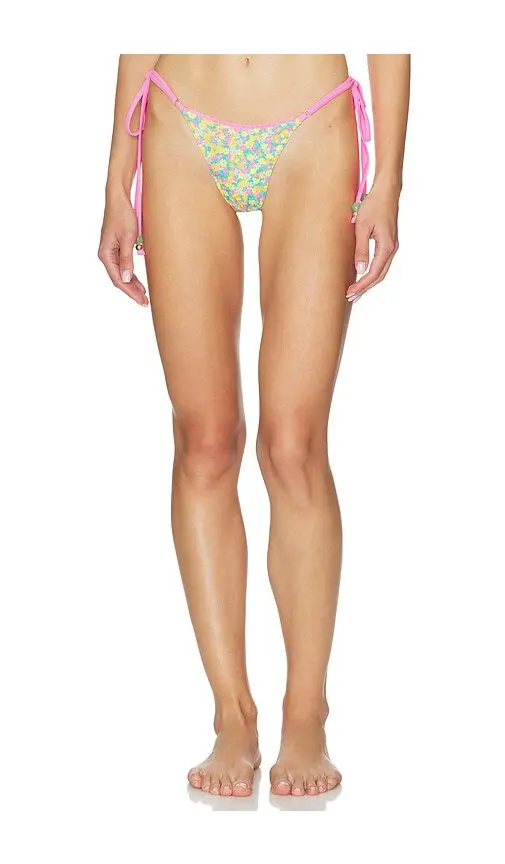 KULANI KINIS Decorative Thong Tie Side Bikini Bottom - Hula Honey