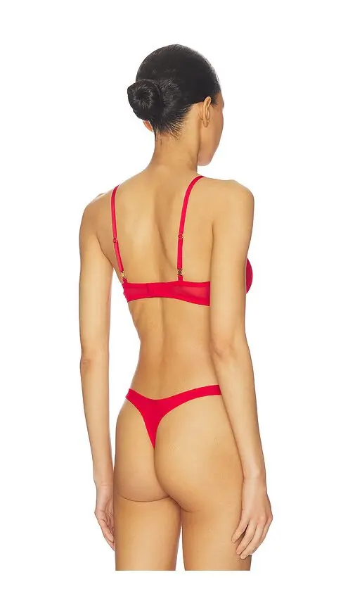 Kiki De Montparnasse Brienne Molded Demi Bra - Red