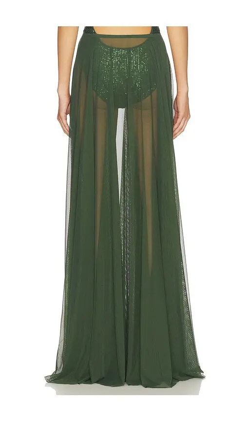 Norma Kamali Flared Maxi Skirt