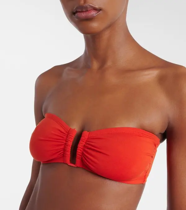 ERES Show Bandeau Bikini Top - Orange