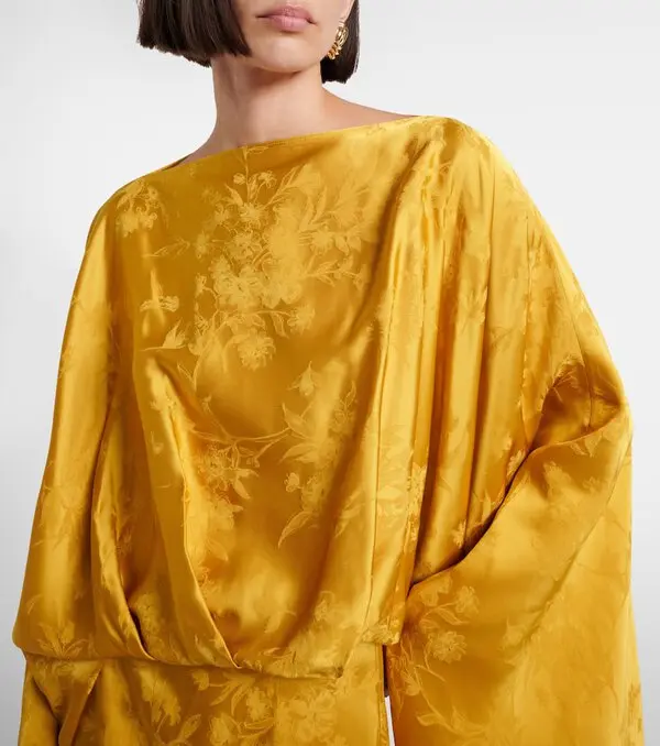 TALLER MARMO Eolia Primavera Jacquard Midi Dress