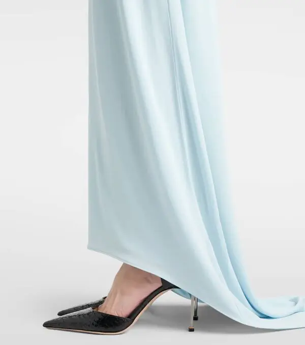 TOM FORD Spire Snake-effect Leather Pumps - Black