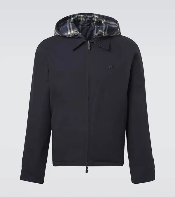 Burberry Check Cotton Blouson Jacket
