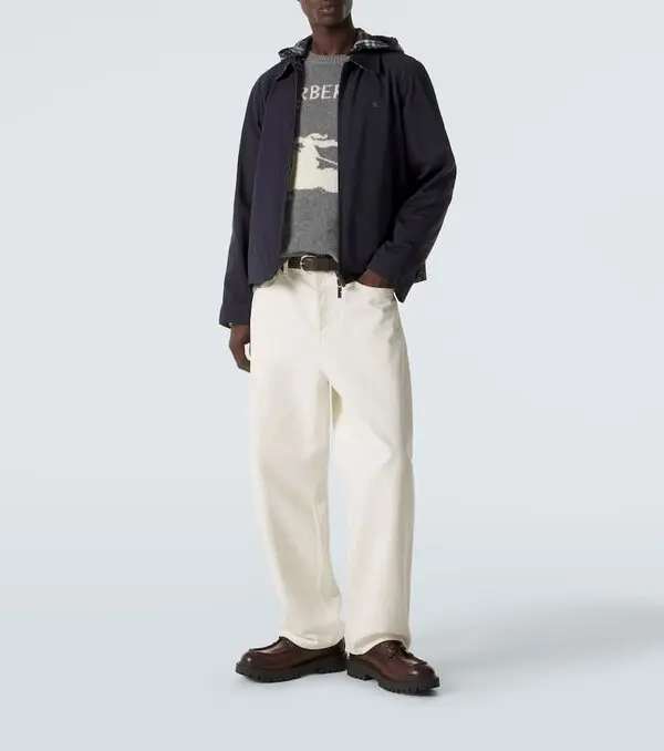 Burberry Check Cotton Blouson Jacket