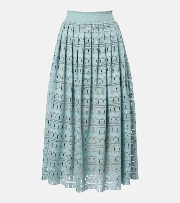 Elie Saab Knitted Maxi Skirt