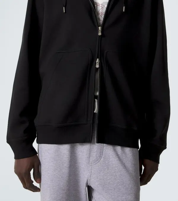 Brunello Cucinelli Cotton-blend Hoodie - Black