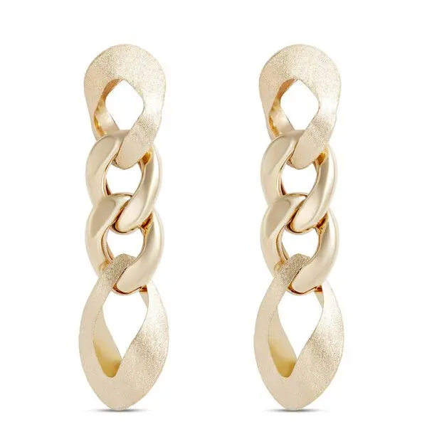 TOSCANO Linked Drop Earrings - Yg