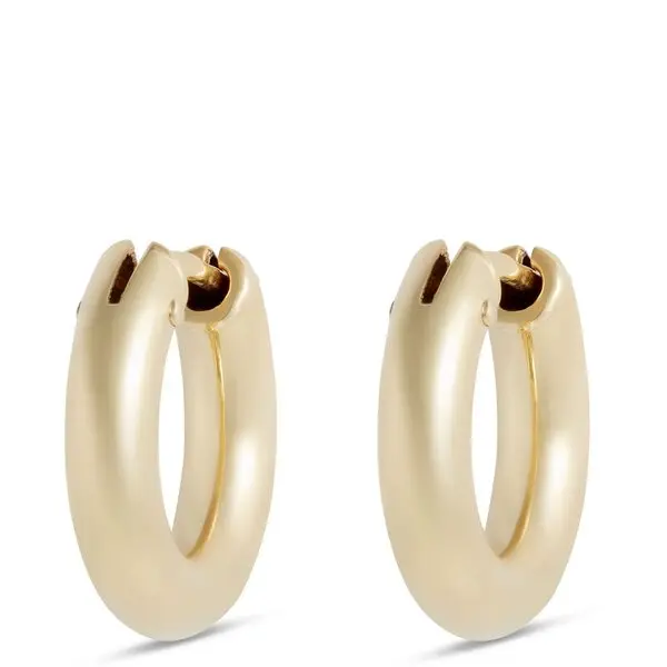 TOSCANO 14k Yellow Gold 12mm Round Hoop Earrings - Yg