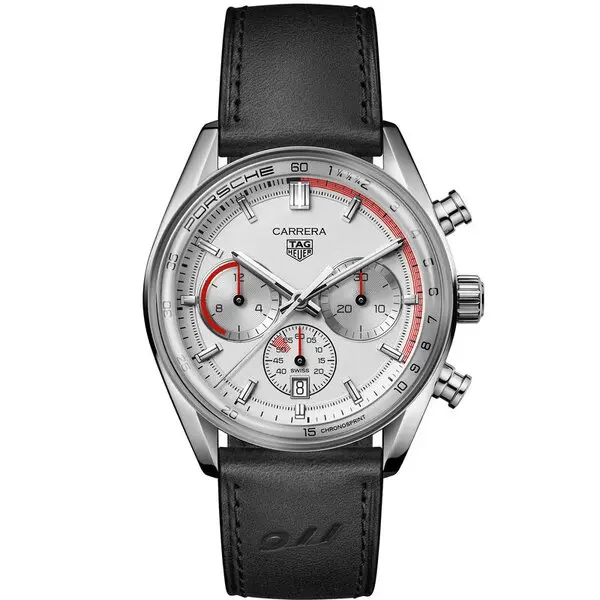 Tag Heuer Carrera Chronosprint X Porsche Watch 42mm - Stainless Steel