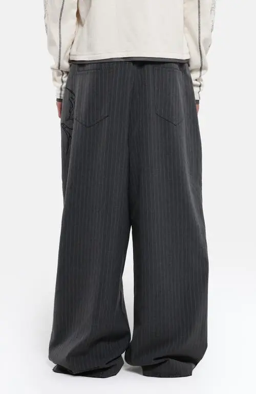 JADED LONDON Goliath Pinstripe Oversized Pants