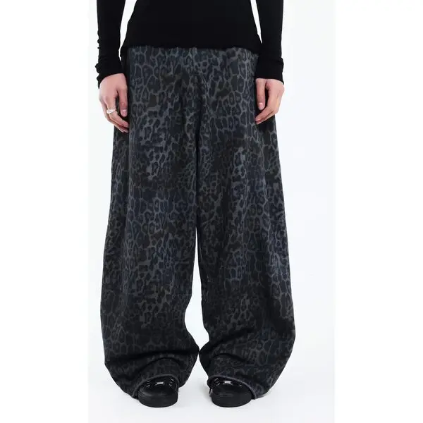 JADED LONDON Leopard Print Monster Sweatpants