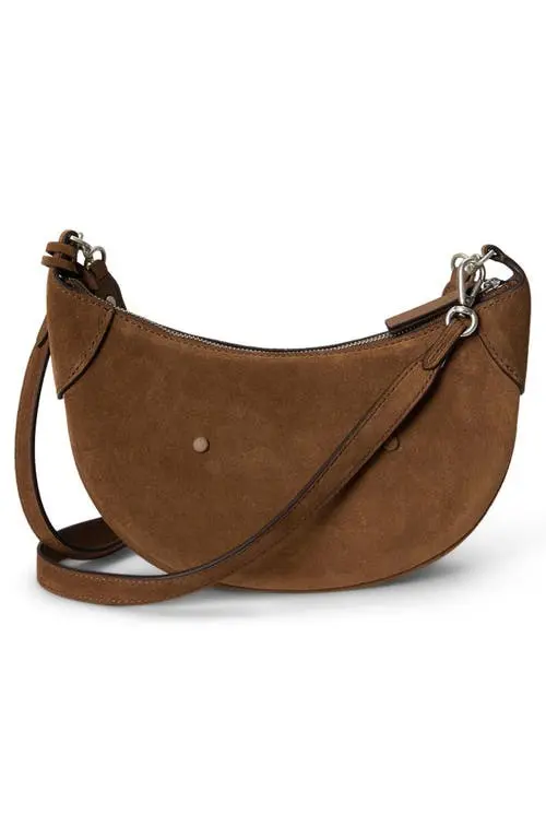 Polo Ralph Lauren Polo Id Stud Suede Crossbody Bag