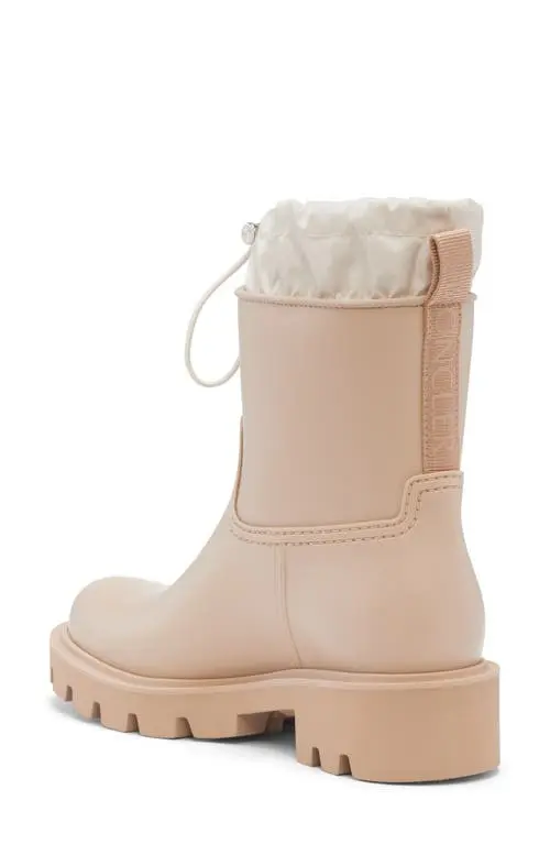 Moncler Kickstream Waterproof Rain Boot - Tan