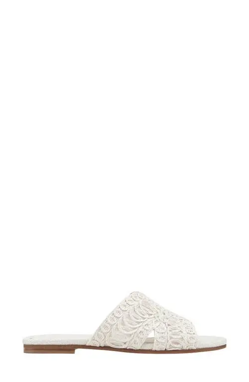Marc Fisher Nalany Slide Sandal - White