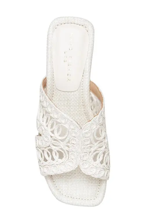 Marc Fisher Nalany Slide Sandal - White