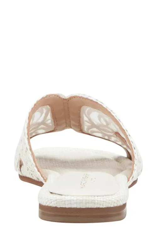 Marc Fisher Nalany Slide Sandal - White
