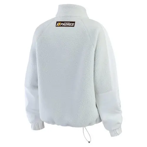 WEAR BY ERIN ANDREWS San Diego Padres Polar Fleece Quarter-zip Jacket