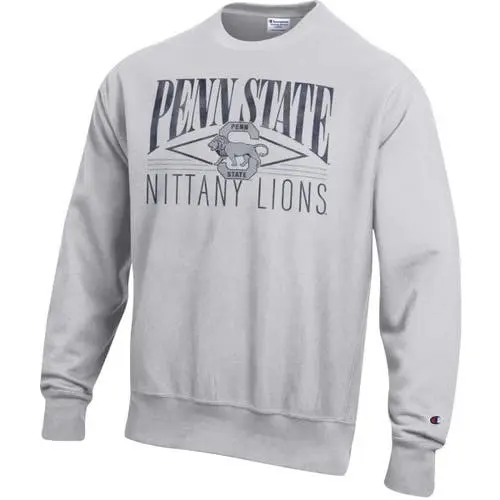 Champion Penn State Nittany Lions Reverse Weave Fleece Sweatshirt - Gray