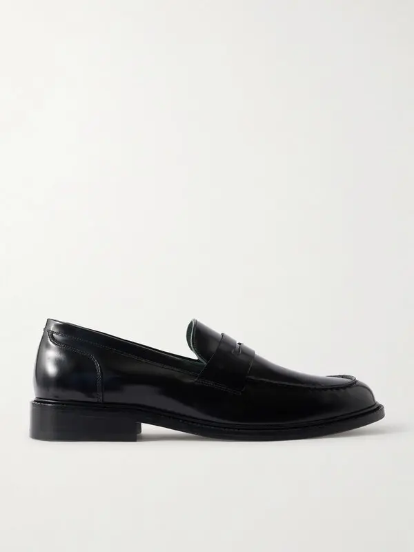 VINNY'S Townee Leather Penny Loafers