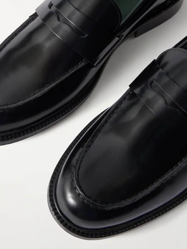 VINNY'S Townee Leather Penny Loafers