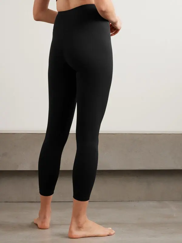 ERES Bille Embroidered Stretch-jersey Leggings - Black