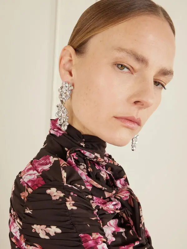 Magda Butrym Tone Crystal Earrings