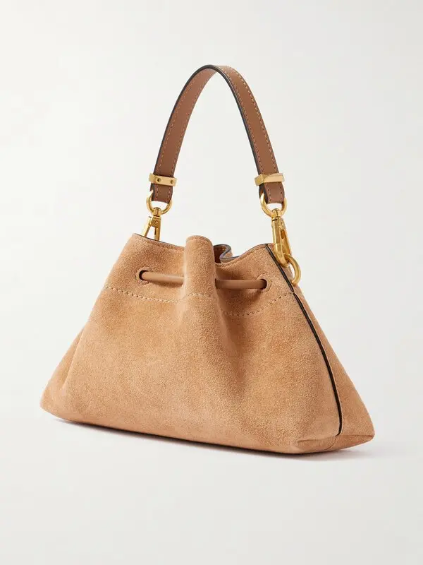 JIMMY CHOO Cinch Small Bucket Bag - Brown