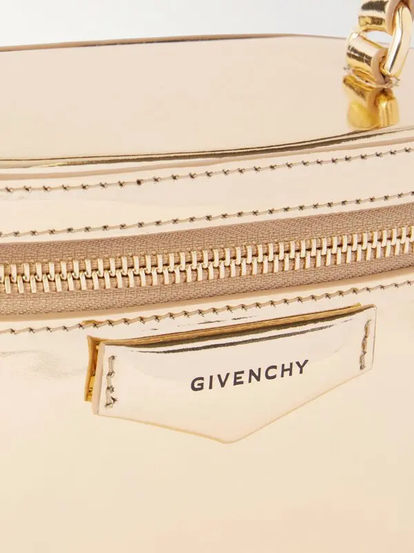 Givenchy Antigona Metallic Leather Shoulder Bag