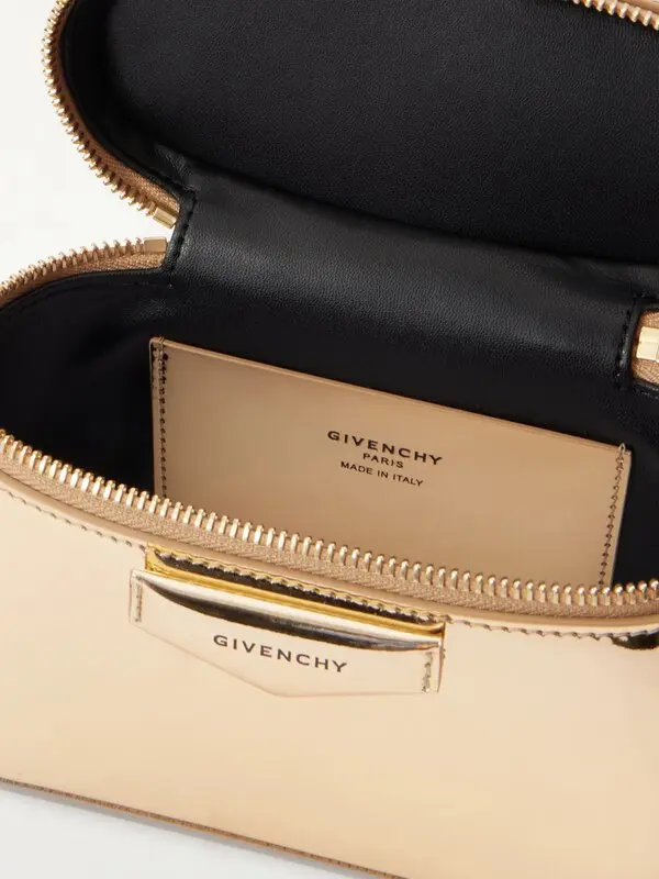 Givenchy Antigona Metallic Leather Shoulder Bag