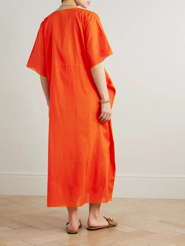 ERES Voilier Cotton-voile Kaftan - Red