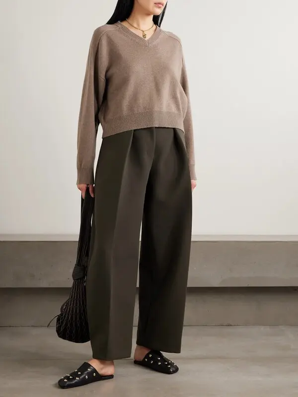 Loulou De Saison Anzor Embroidered Cashmere Sweater